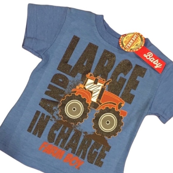 Farm Boy Brand | Shirts & Tops | Farm Boy Brand 2 Months Red Tractor ...